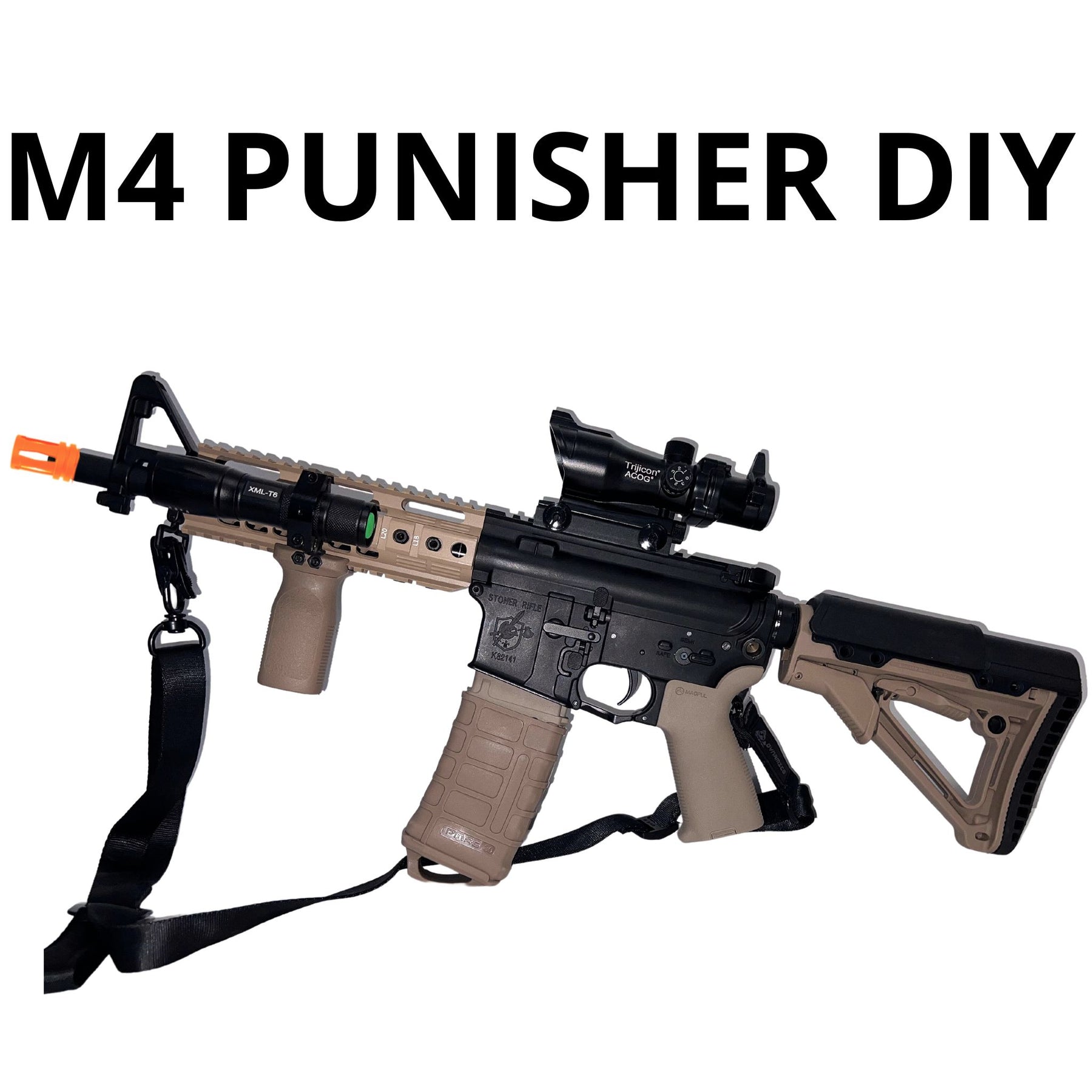 M4 PUNISHER DIY – GelBlasterGun