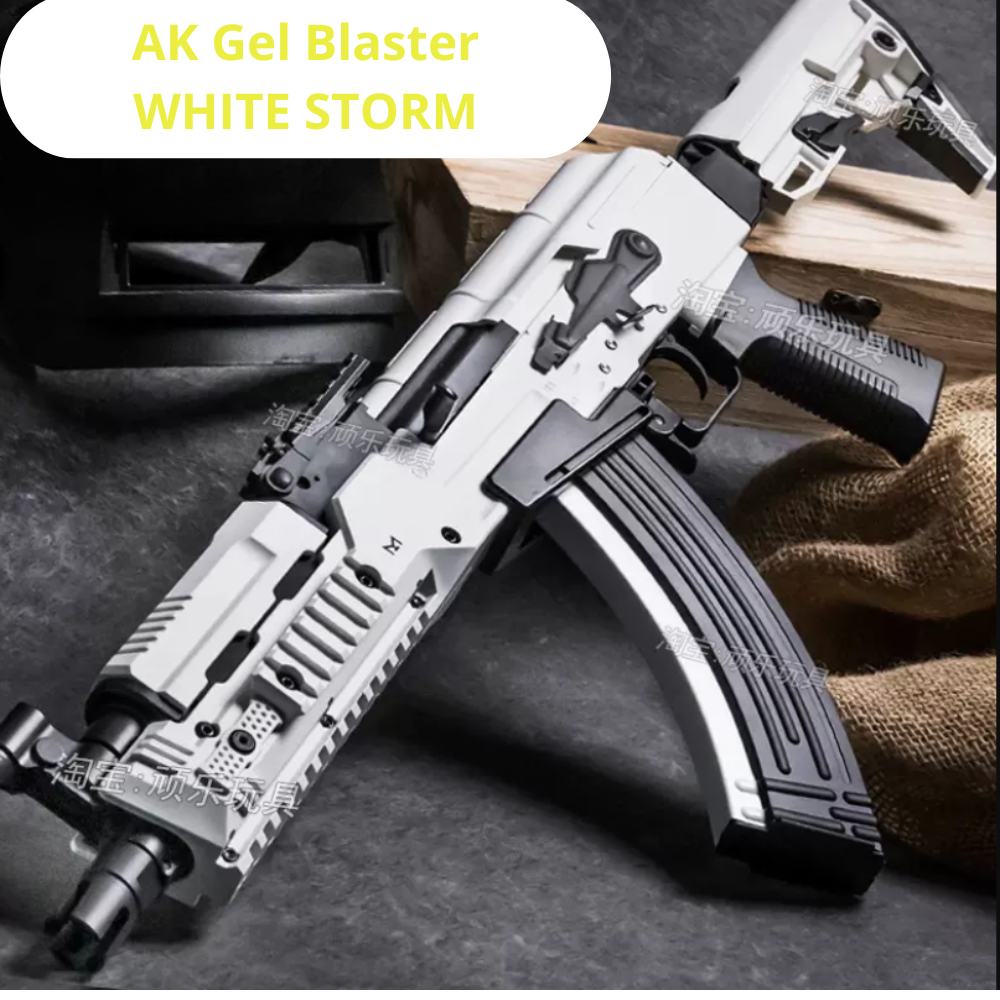 AK Gel Blaster WHITE STORM – GelBlasterGun